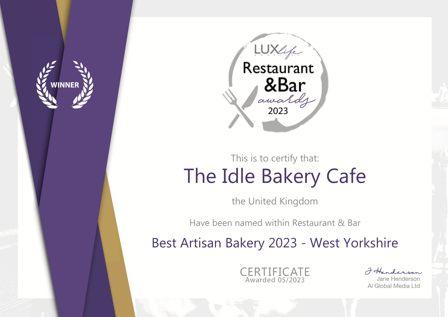 The Idle Bakery & Cafe – The Best Artisan Bakery West Yorkshire 2023 & 2024